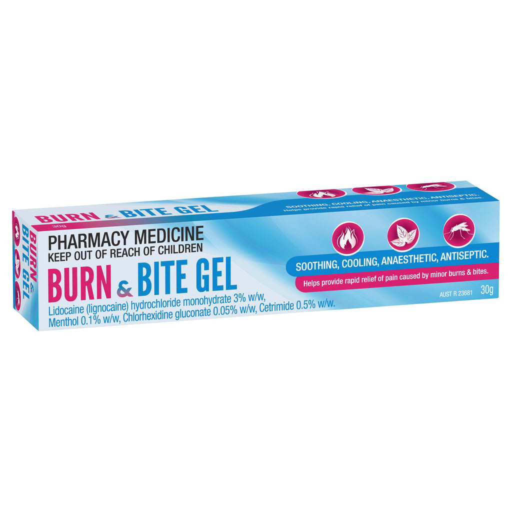 Buy Burn & Bite Pain Relief Gel 30g Online at Cutpricepharmacy ...