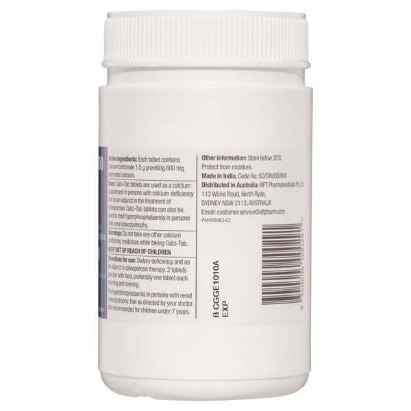 Buy Calci 1.5g Calcium 600mg 240 Tablets Online at Cutpricepharmacy ...