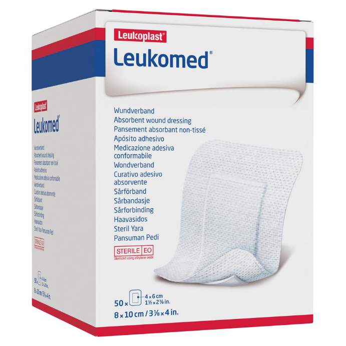 Buy Leuko Leukomed Sterile Post-op 8cm X 10cm 1 Each x 50 Online at ...