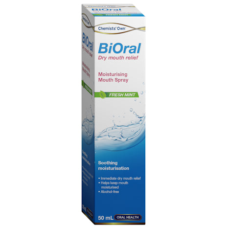 Buy Chemists' Own BIORAL DRY MOUTH Relief MOUTH SPRAY 50ML(Generic of ...