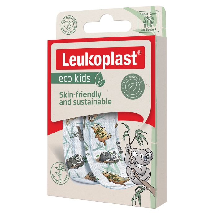 Buy Leuko Leukoplast Leukoplast Eco First Aid Dressings Kids Strips 12 ...