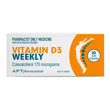 Buy VITAMIN D3 WEEKLY 7000IU 30 SOFT GEL CAP Online at Cutpricepharmacy ...