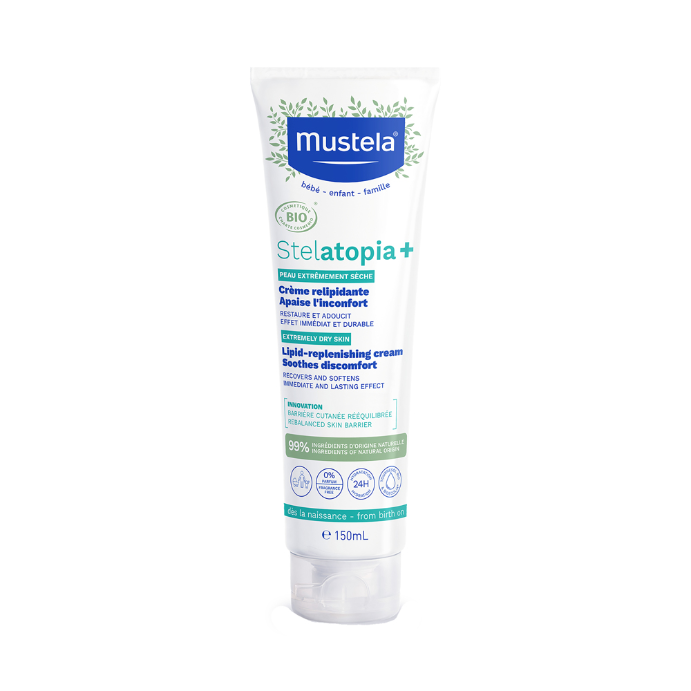 Buy Mustela Stelatopia+ Lipid Replenishing Cream 150ml Online at ...