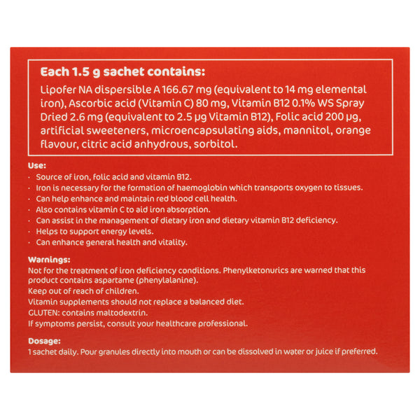 Buy Ferro Sachet 28 x 1.5g Sachets Online at Cutpricepharmacy ...