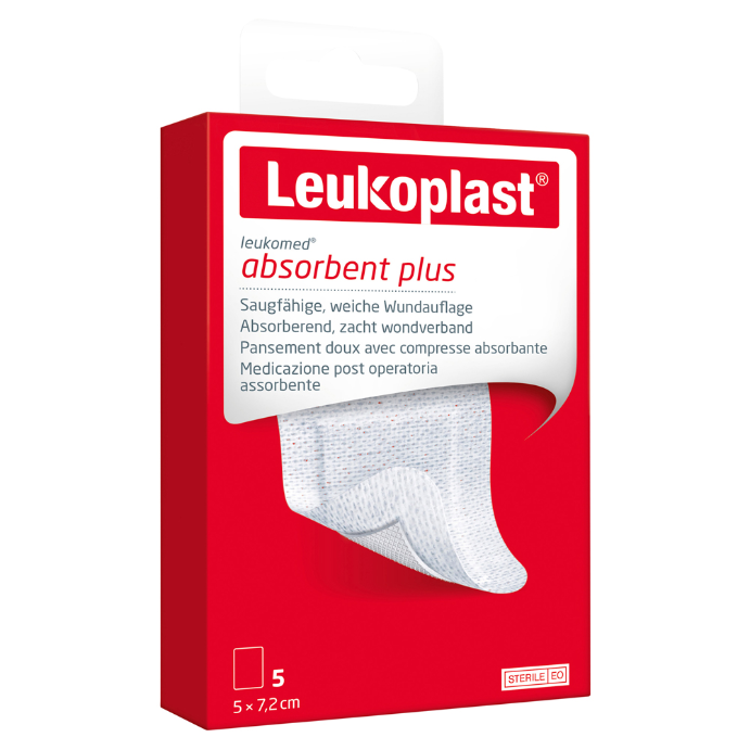 Buy Leuko Leukomed T Plus Sterile Post-op 5cm X 7.2cm 5 Pack Online at ...