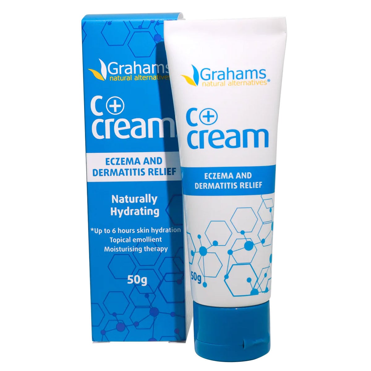 Buy Grahams Natural C+ Cream (Eczema & Dermatitis Relief) 50g Online at ...