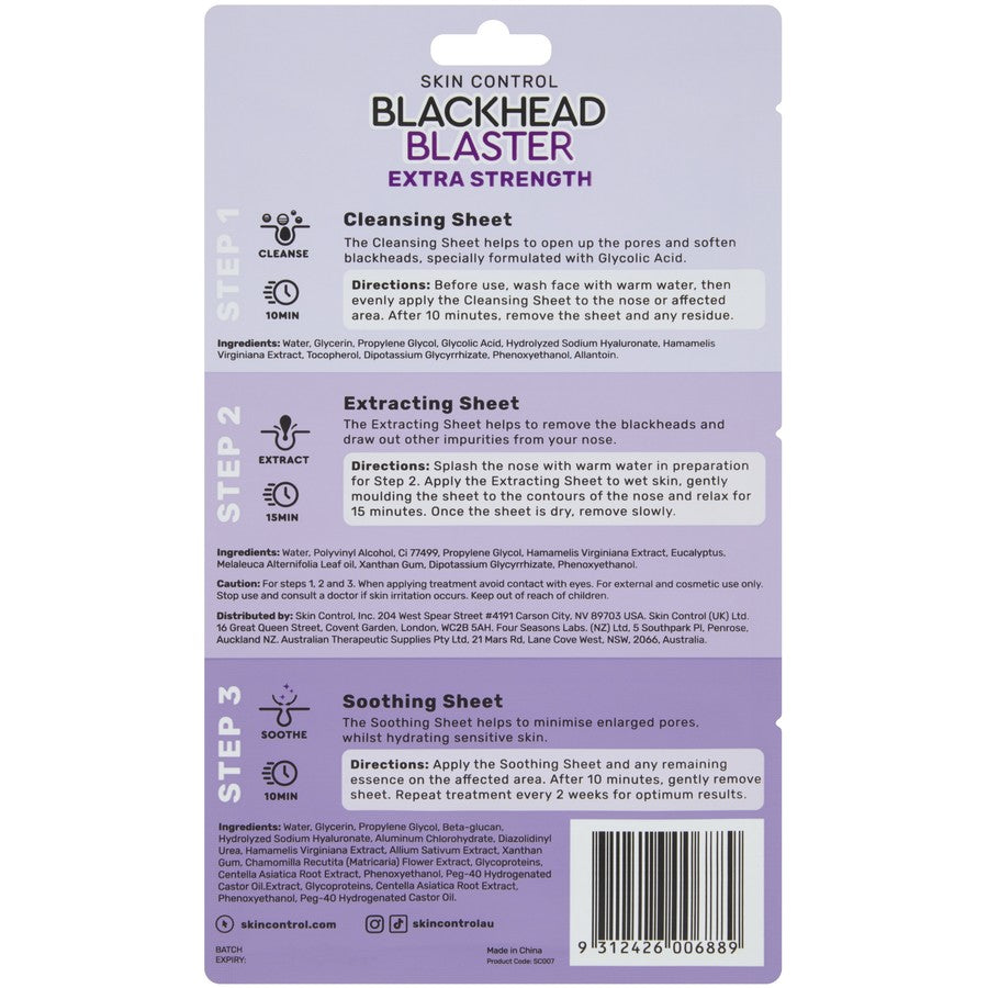 Buy Skin Control Blackhead Blaster Extra Strength with Witch Hazel ...