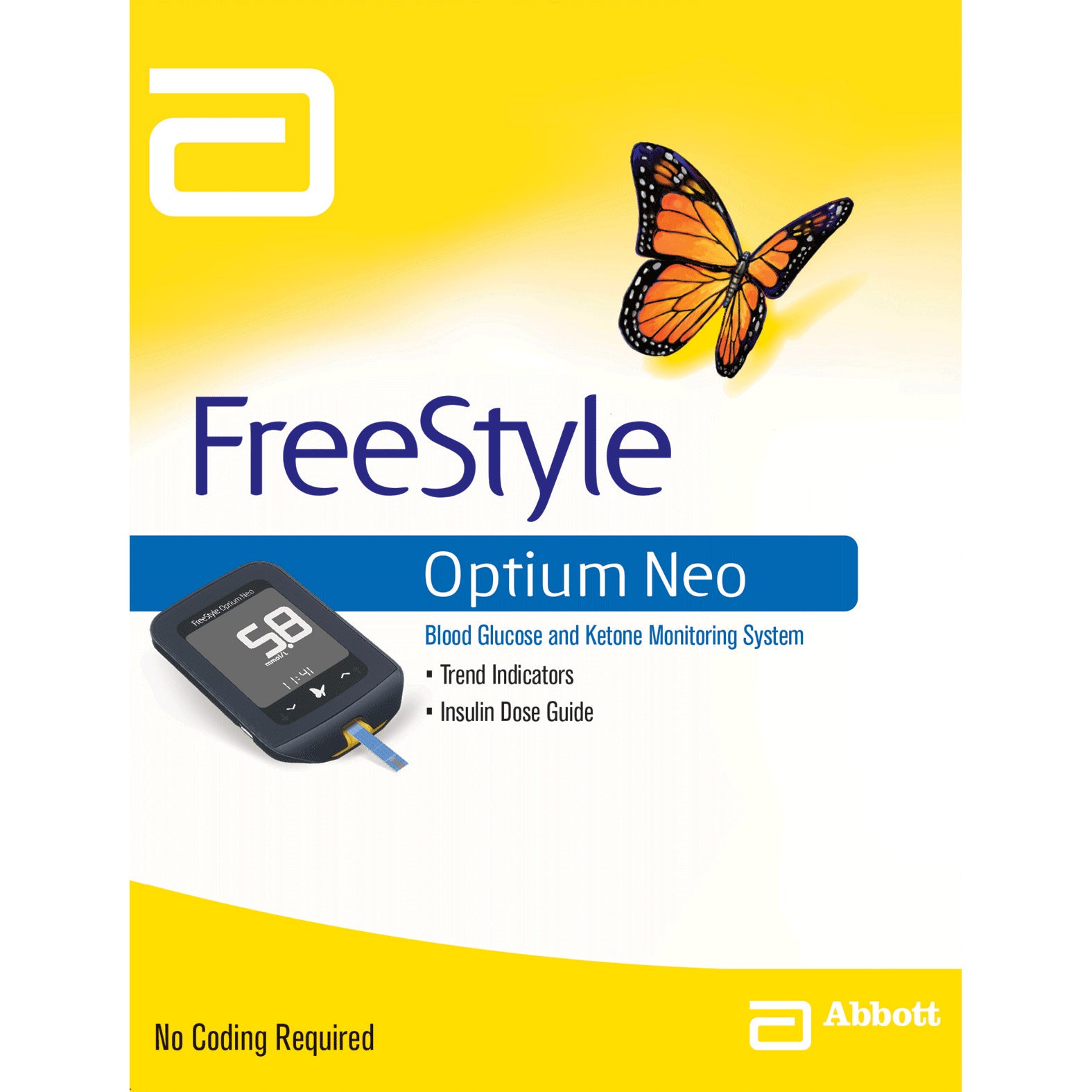 Buy Abbott Freestyle Optium Neo Blood Glucose and Ketone Monitoring ...
