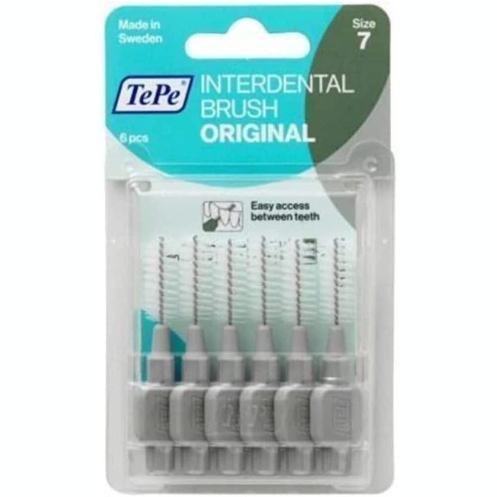 Buy TEPE Interdental Brush Original Grey (size 7) 6pcs Online at ...
