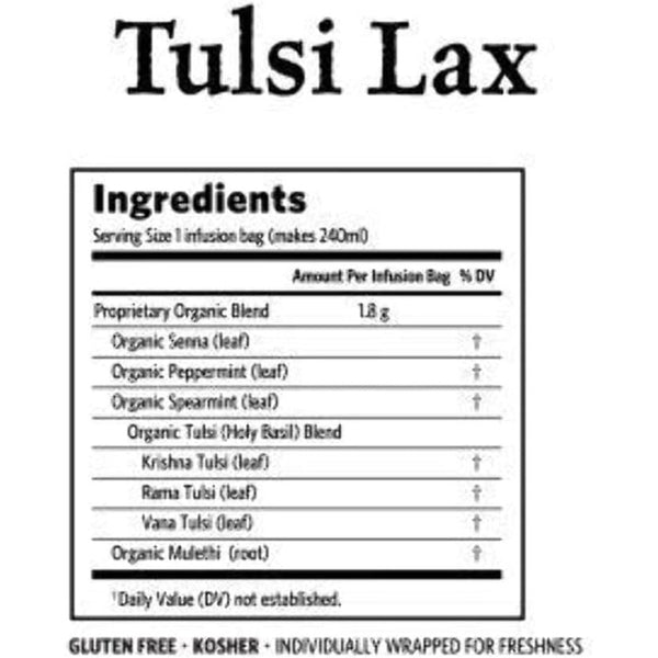 Buy Organic India Wellness Tea Tulsi Lax x 25 Tea Bags (Pack of 5 ...
