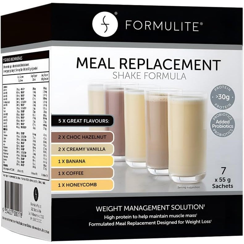 Buy Formulite Meal Replacement Shake Mixed Flavours 55g X 7 Sachets ...