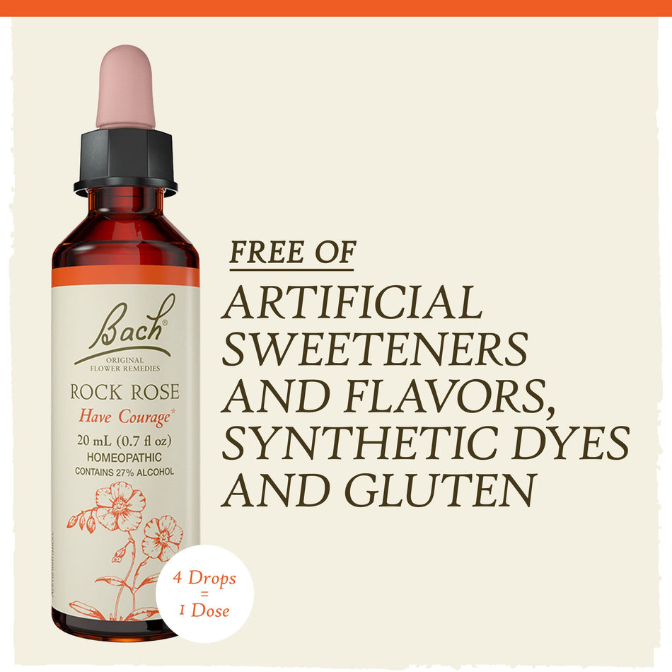 Buy Bach Flower Remedies Rock Rose 20ml Online at Cutpricepharmacy ...