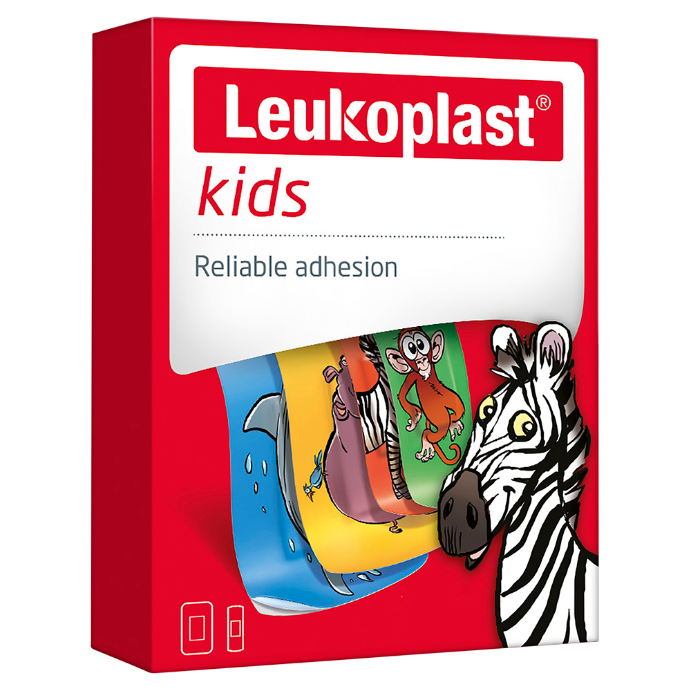 Buy Leuko Leukoplast Kids First Aid Dressings 12 Pack Online at ...