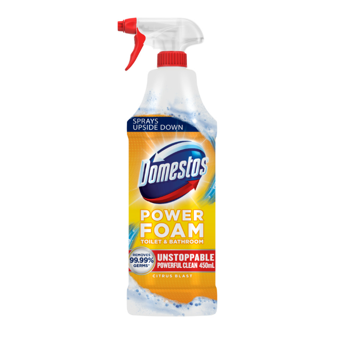 Buy Domestos Upside Down Spray Power Foam Citrus Blast 450ml Online at ...