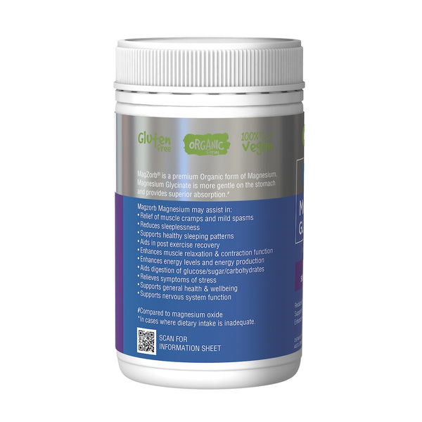 Buy Vitaceuticals Magzorb Magnesium Glycinate 500mg 100 Capsules Online ...