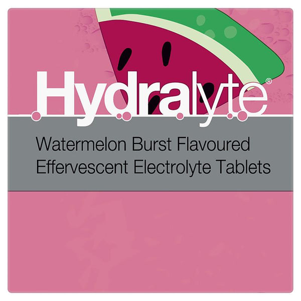 Buy Hydralyte Electrolyte Effervescent Watermelon Burst Flavoured 20 ...