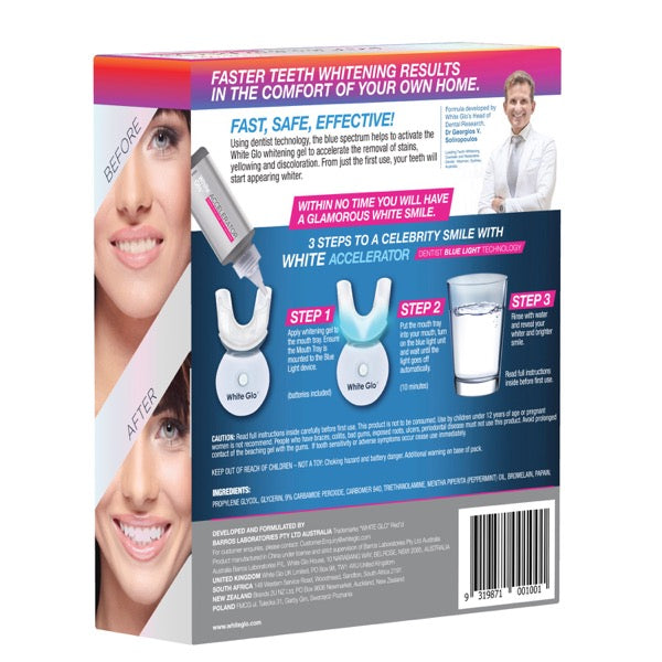 Buy White Glo White Accelerator Blue Light Teeth Whitening System ...