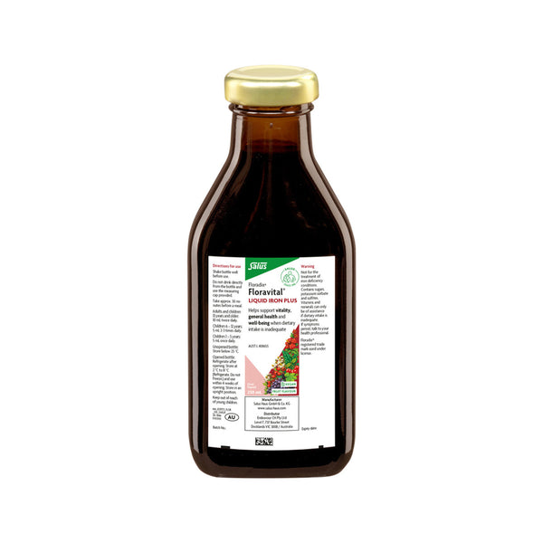 Buy Floradix (by Salus) Floravital (Liquid Iron Plus) Oral Liquid 250ml ...