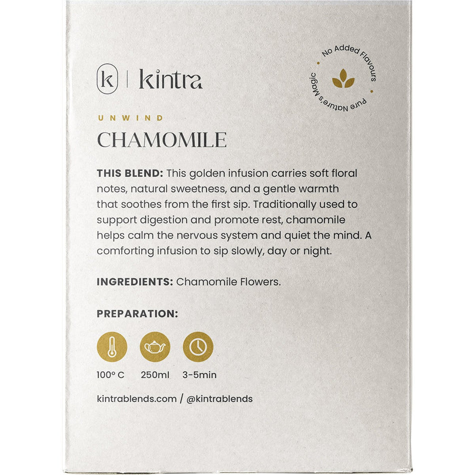 Buy Kintra Foods Herbal Tea Bags Chamomile 32pk Online at ...
