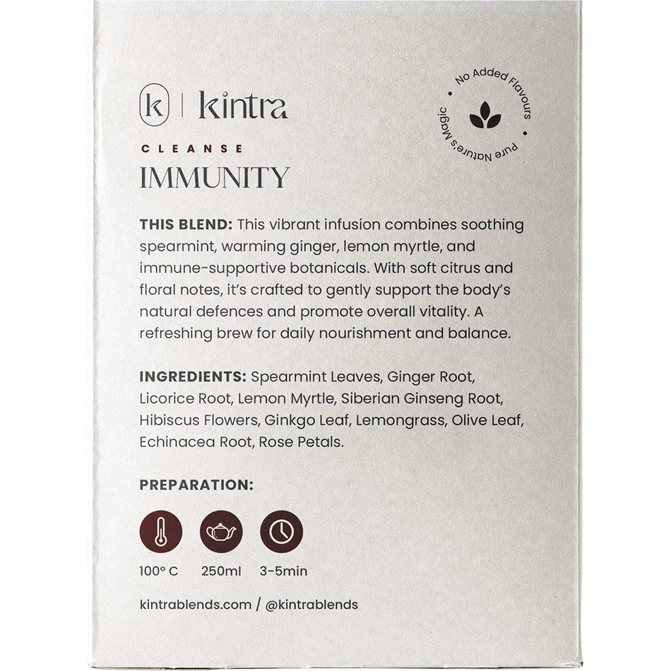 Buy Kintra Foods Herbal Tea Bags Immunity 25pk Online at ...