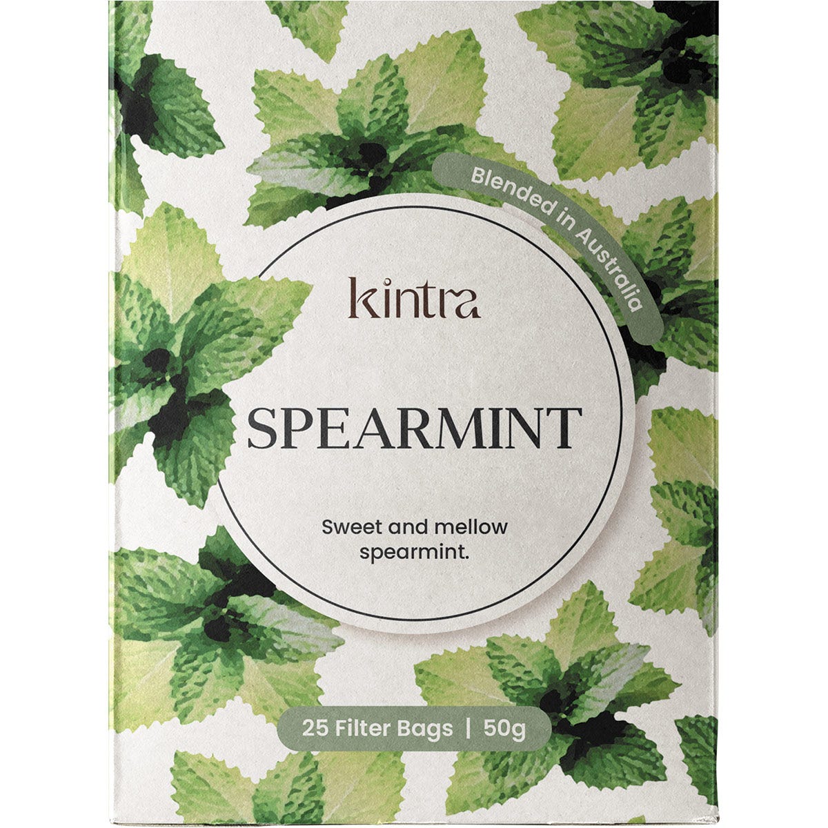 Buy Kintra Foods Herbal Tea Bags Spearmint 25pk Online at ...