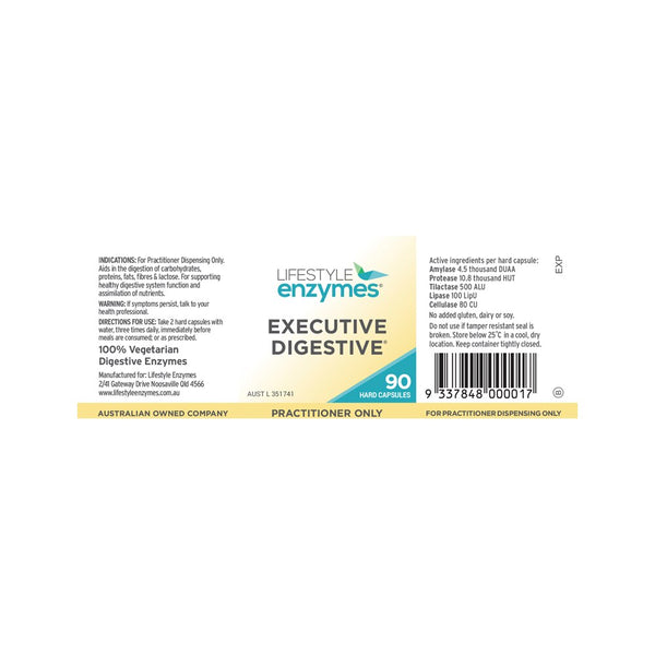 Buy Lifestyle Enzymes Executive Digestive 90c Online at ...