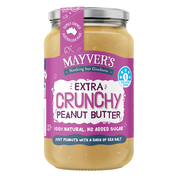 Buy Mayver's Peanut Butter Extra Crunchy 375g Online at ...