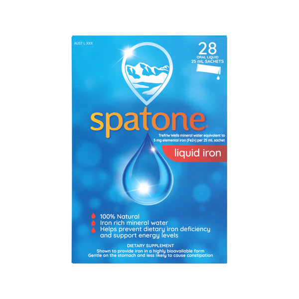 Buy Spatone Liquid Iron Supplement Sachets 25ml x 28 Pack Online at ...