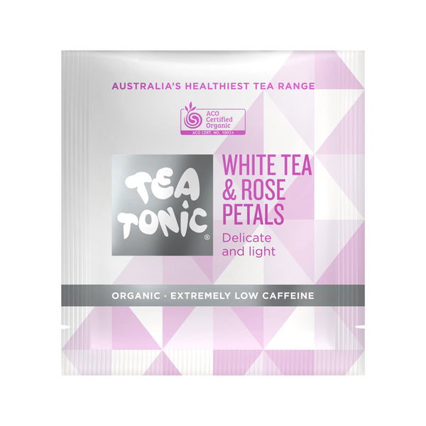 Buy Tea Tonic Organic White Tea & Rose Petals Tea x 20 Tea Bags Online ...