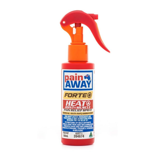 Pain Away Forte Plus Heat Joint & Muscle Pain Relief Spray 100ml ...