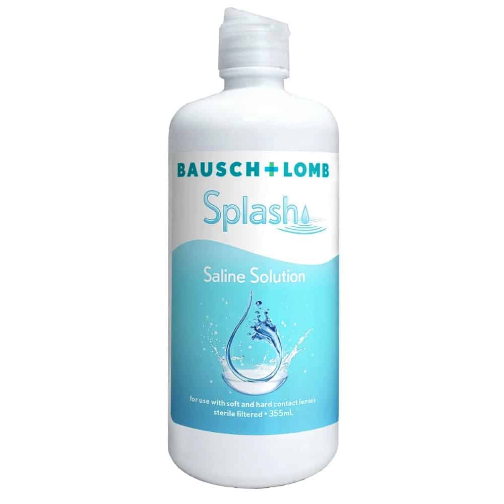 Buy Bausch and Lomb Splash Saline Solution 355ml Online at Cutpricepharmacy – CutPricePharmacy ...