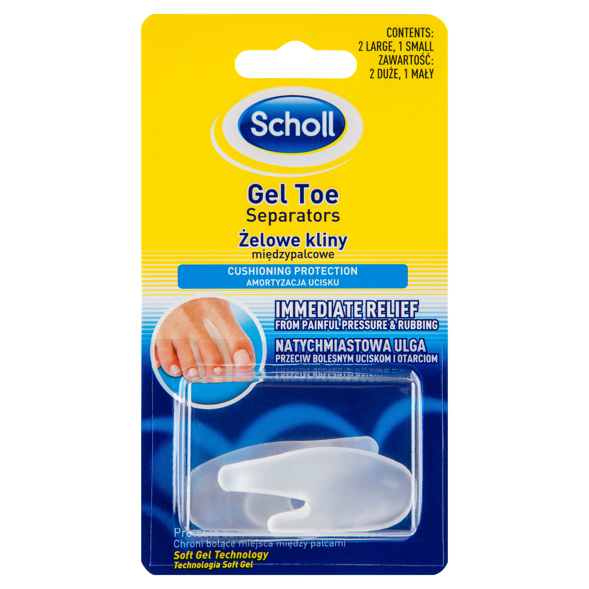 Buy Scholl Get Toe Separators - 2 Large Plus 1 Small Online at ...