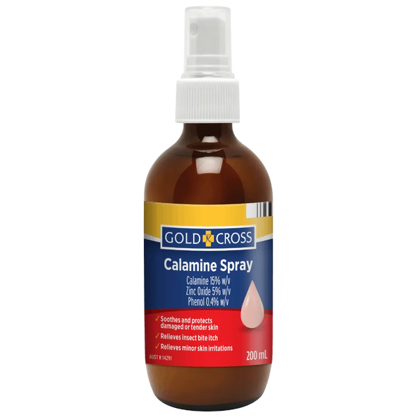 Buy Gold Cross Calamine Lotion Spray 200ml Online at Cutpricepharmacy ...