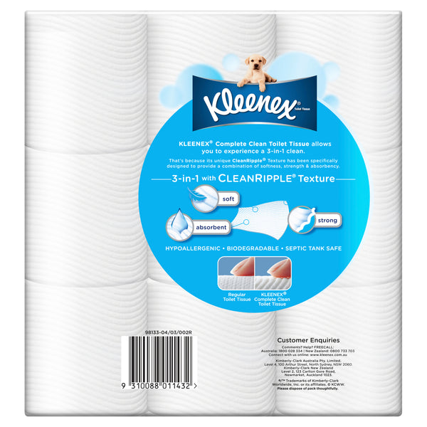 Buy Kleenex Complete Clean 9 Pack Online at Cutpricepharmacy ...