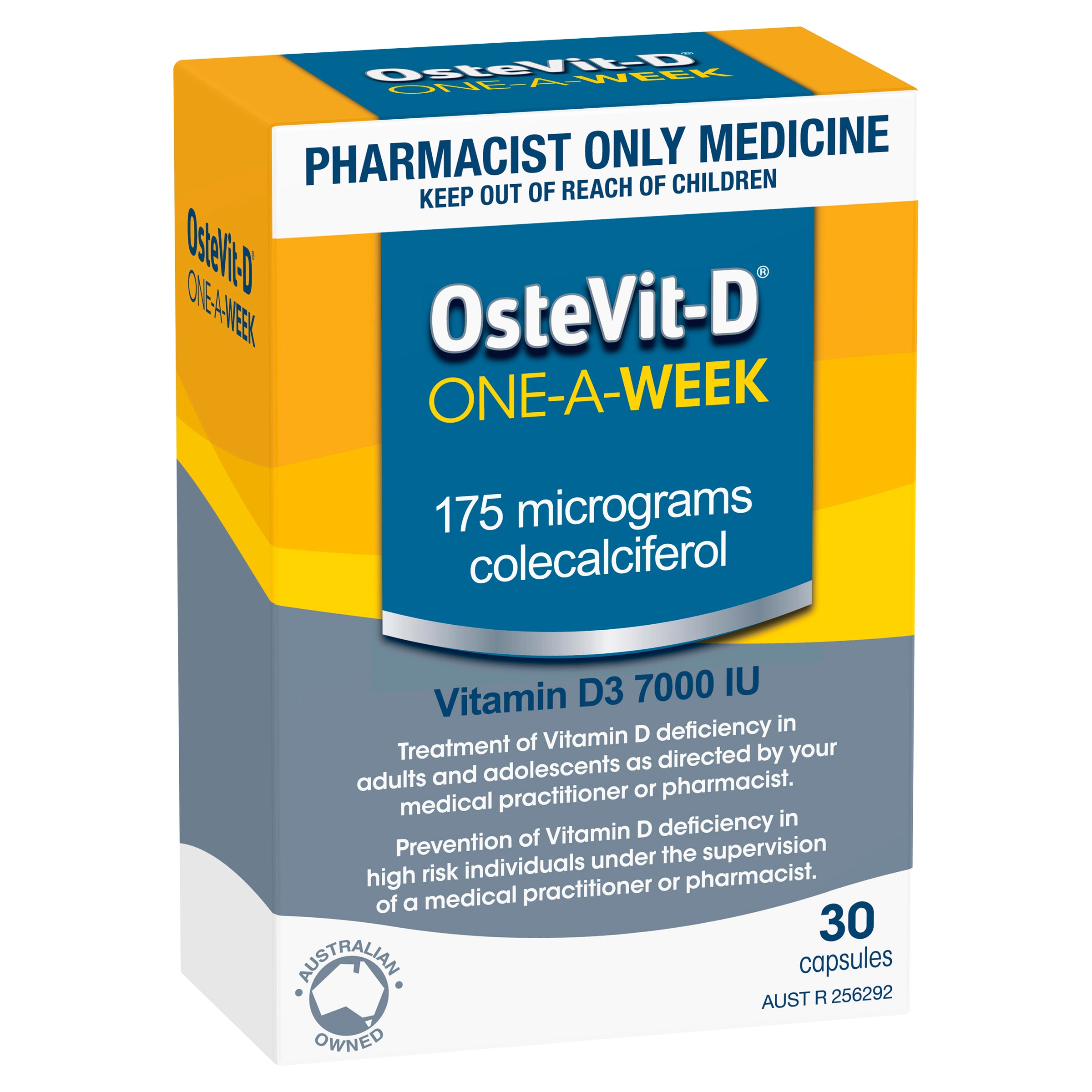 Buy Ostevit-D One-A-Week Vitamin D3 7000 IU 30 Capsules(S3) Online at ...