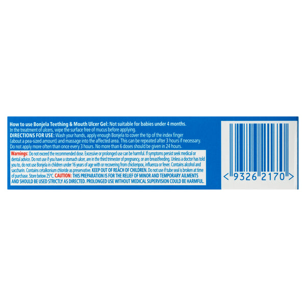 Buy Bonjela Teething and Mouth Ulcer Gel 15g Online at Cutpricepharmacy ...