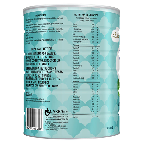 Buy S26 Original Alula Progress 900g Online at Cutpricepharmacy ...