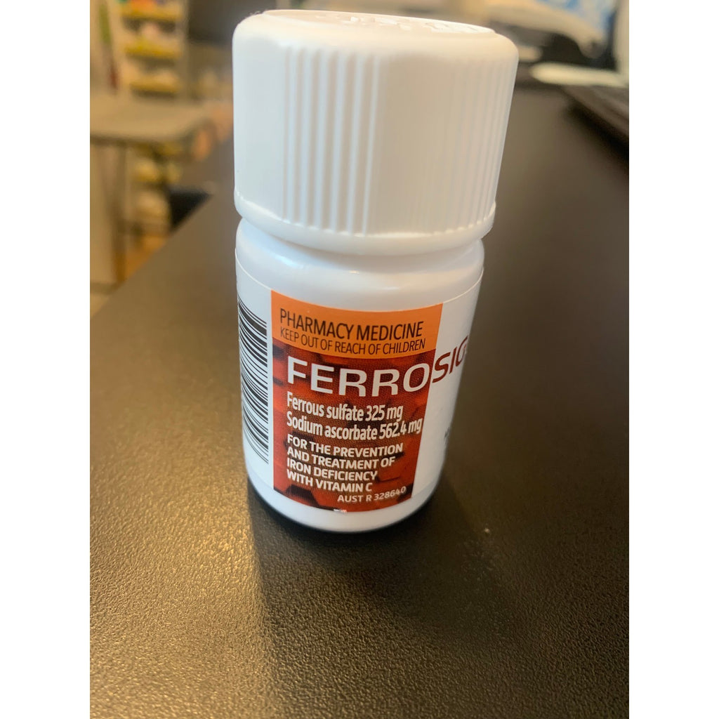 Buy FERROSIG PLUS VIT C 30 TAB Online at Cutpricepharmacy ...