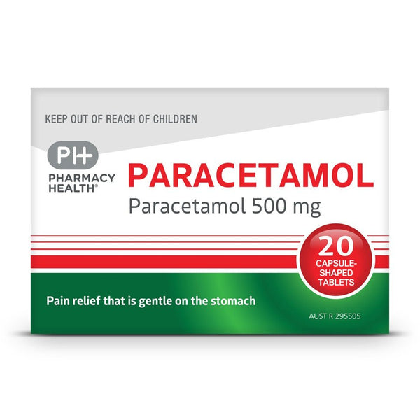 Buy Pharmacy Health PARACETAMOL 20 TABLETS Online at Cutpricepharmacy ...
