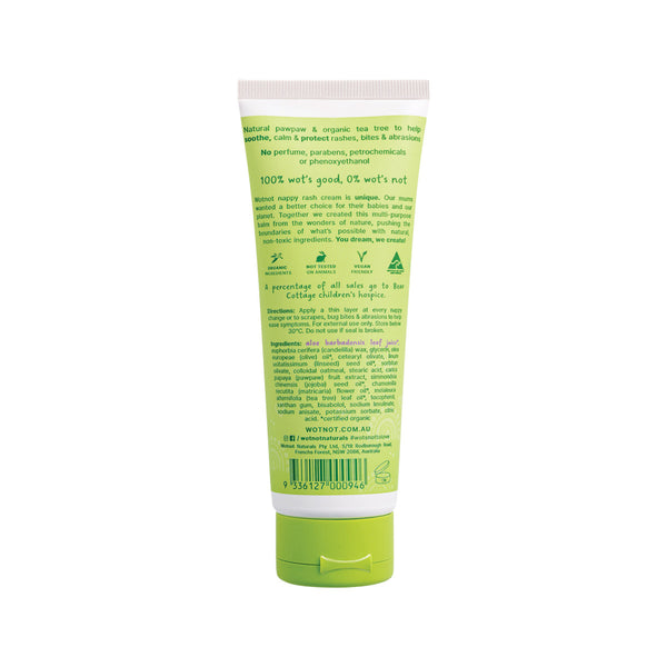 Buy Wotnot Naturals 100% Natural Nappy Rash Cream 90ml Online at ...