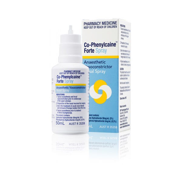 Buy Co-Phenylcaine Forte Spray 50ml Online at Cutpricepharmacy ...